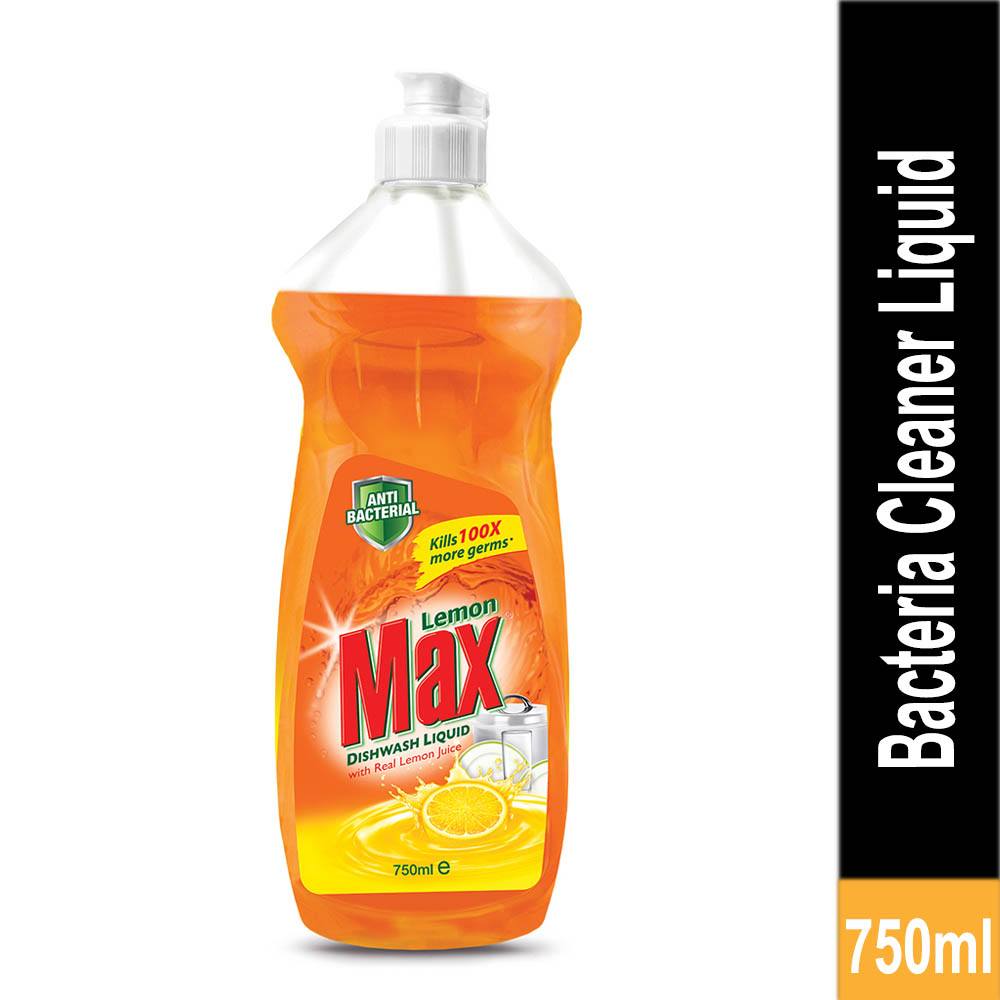 Buy Lemon Max Anti-Bacterial Dishwash Liquid Bottle At Best Price ...