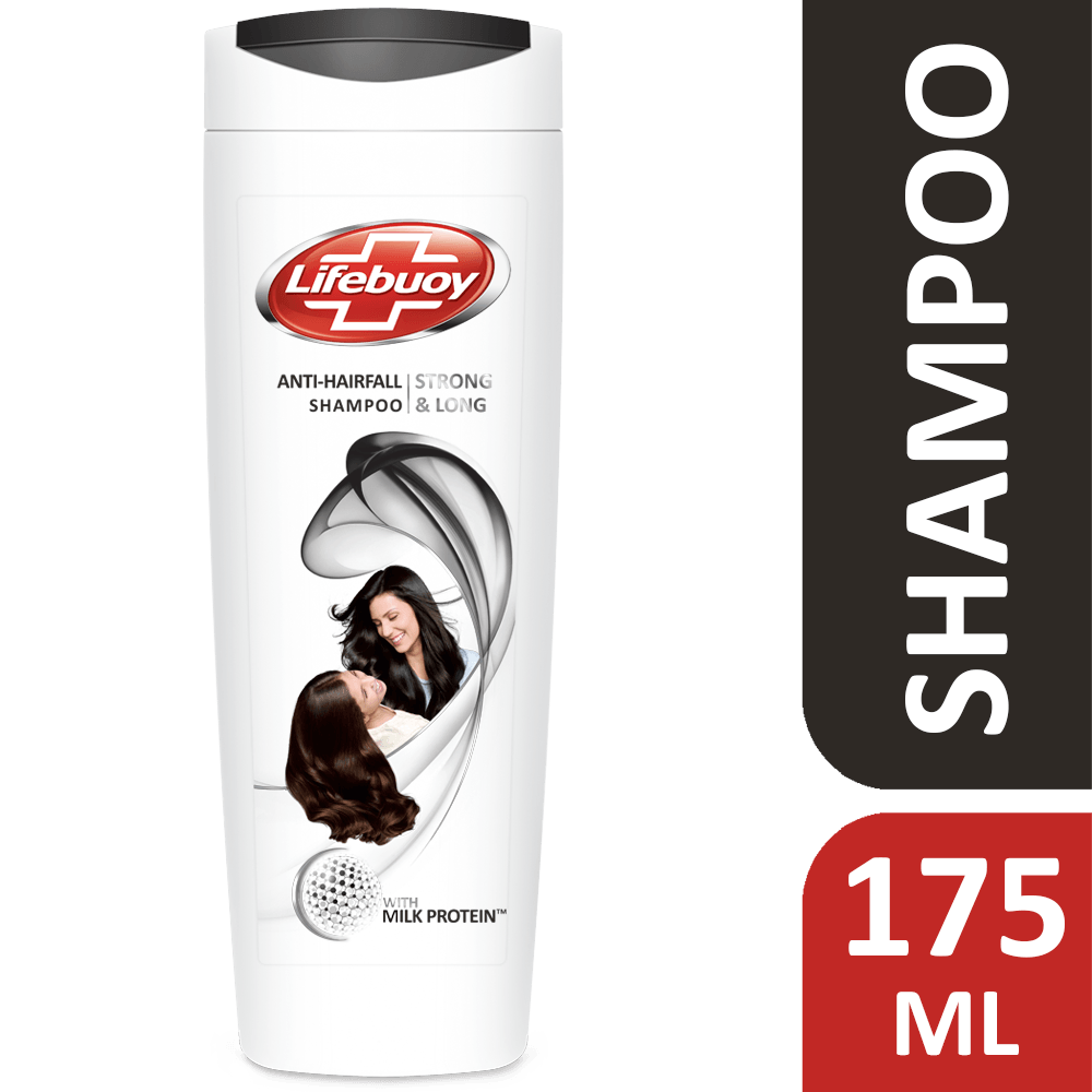 Buy Lifebuoy Anti Hair Fall Strong & Long Shampoo With Milk Protein At ...
