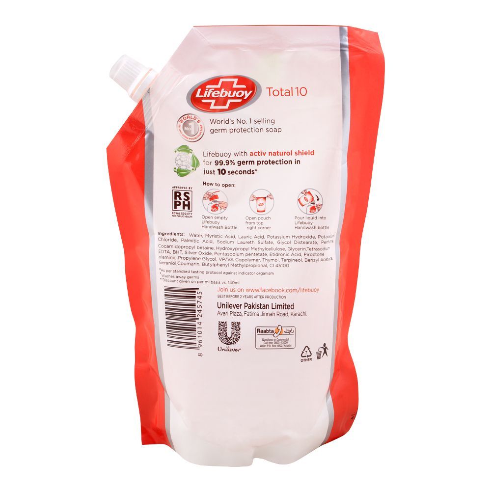 Buy Lifebuoy Total 10 Refill Pouch At Best Price - GrocerApp