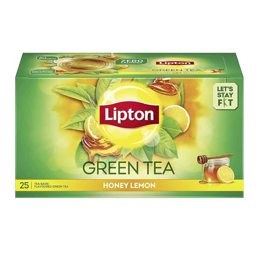 Lipton Green Tea Lemon Zest And Honey (25 Bags)