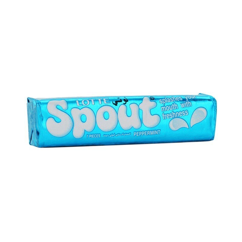 Buy Lotte Spout Gum Peppermint Stick At Best Price - GrocerApp