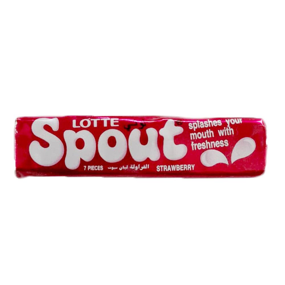 Buy LOTTE Spout Strawberry Chewing Gum At Best Price - GrocerApp