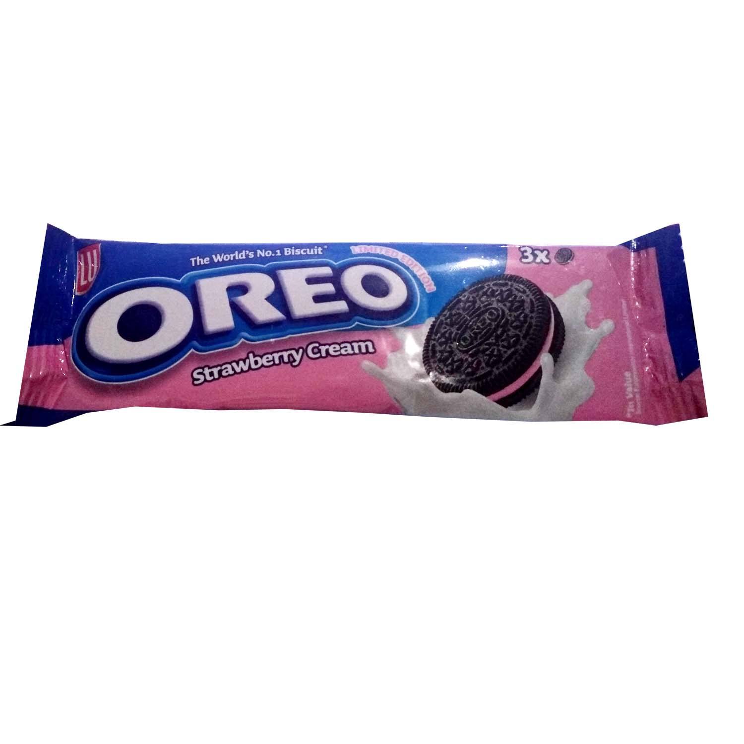 Buy Lu Oreo Strawberry Cream Biscuit At Best Price - GrocerApp