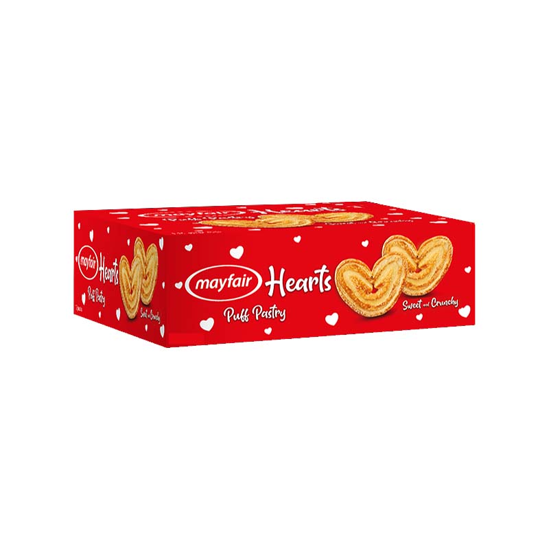 Buy MAYFAIR PUFF PASTRY HEARTS RS.10 BOX At Best Price - GrocerApp