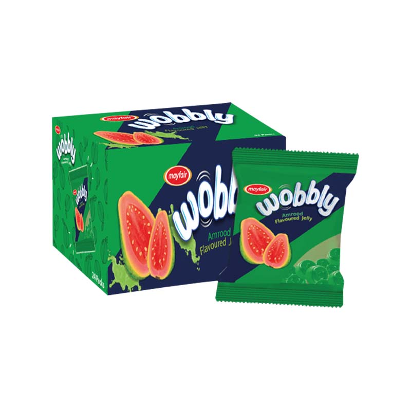 Buy Mayfair Wobbly Amrood Jelly Rs. 5 (1x24) At Best Price - GrocerApp