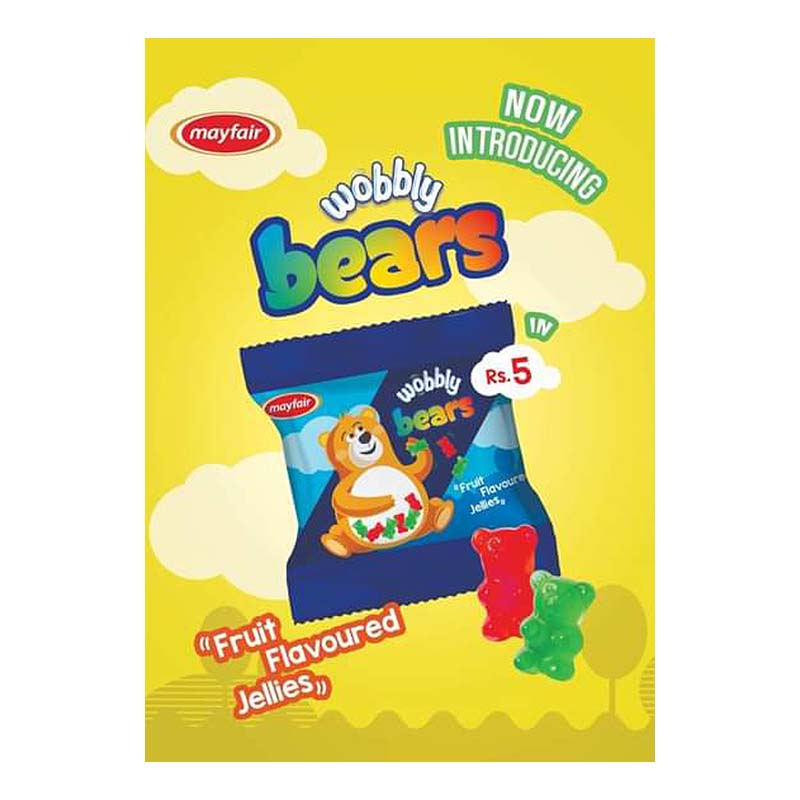 Buy Mayfair Wobbly Bear Jelly Rs. 5 (1x24) At Best Price - GrocerApp