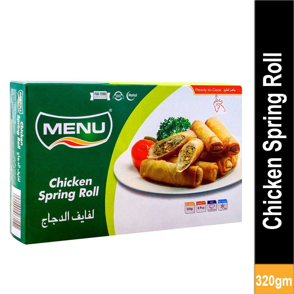 Buy Menu Chicken Spring Roll 8Pcs At Best Price - GrocerApp
