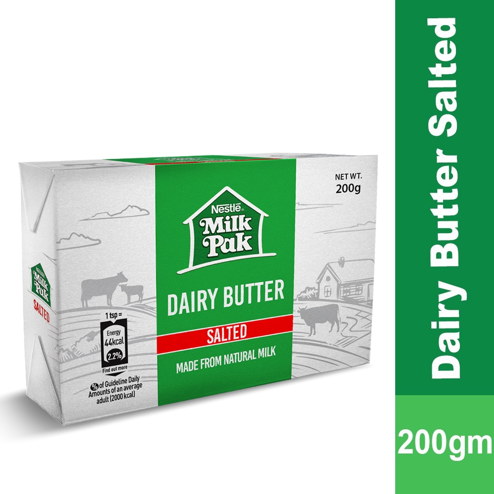 Buy MILKPAK Salted Dairy Butter 200g At Best Price - GrocerApp
