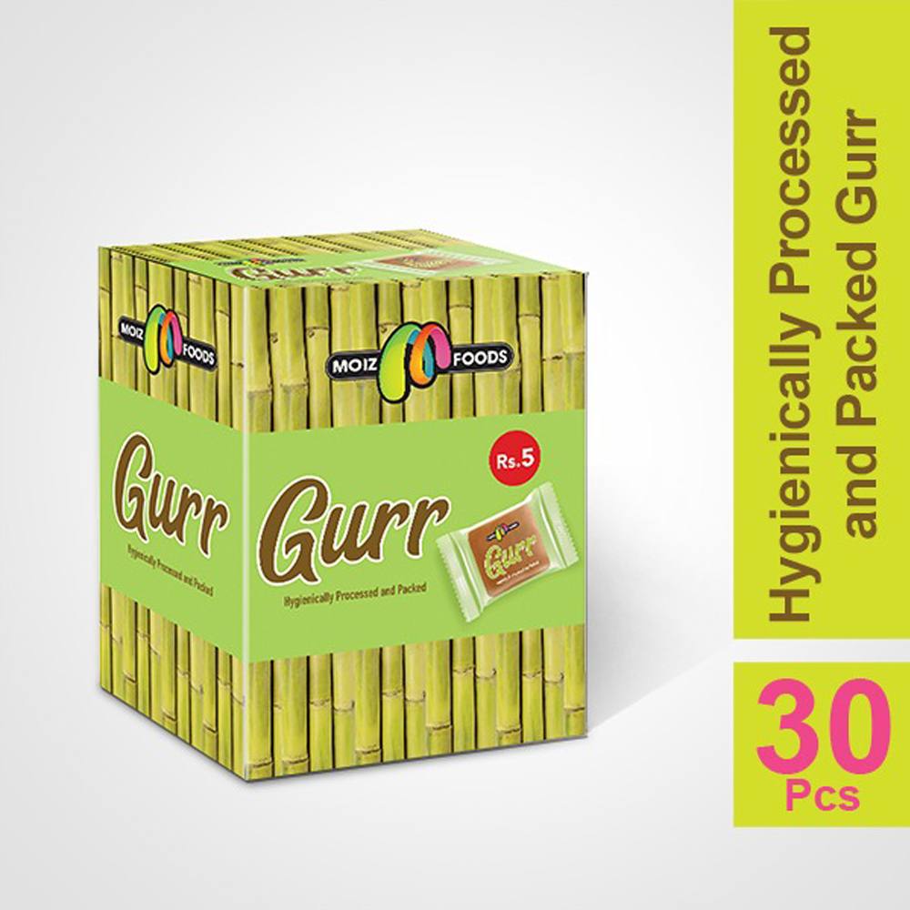 Buy Moiz Gurr Box - 450gm (30 Pcs) At Best Price - GrocerApp