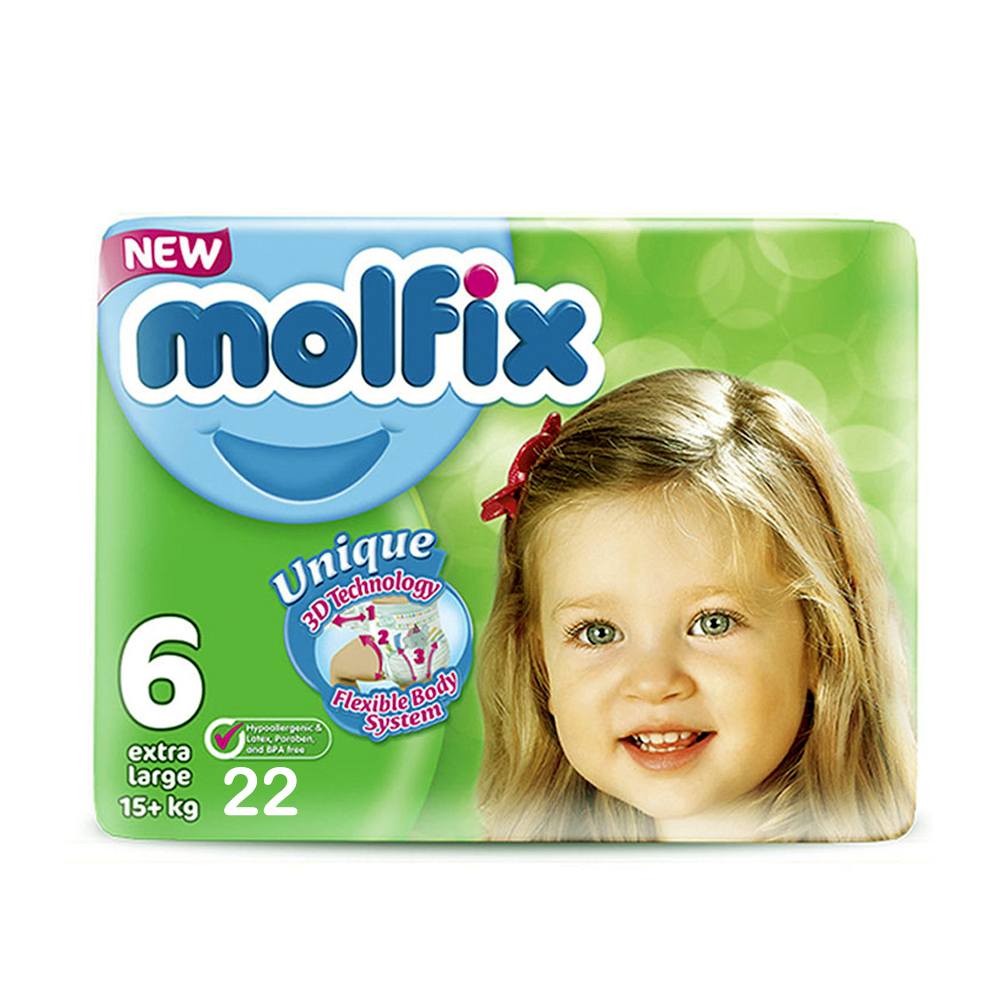 Buy Molfix Unique Extra Large Size 6 (15+ kg) At Best Price - GrocerApp