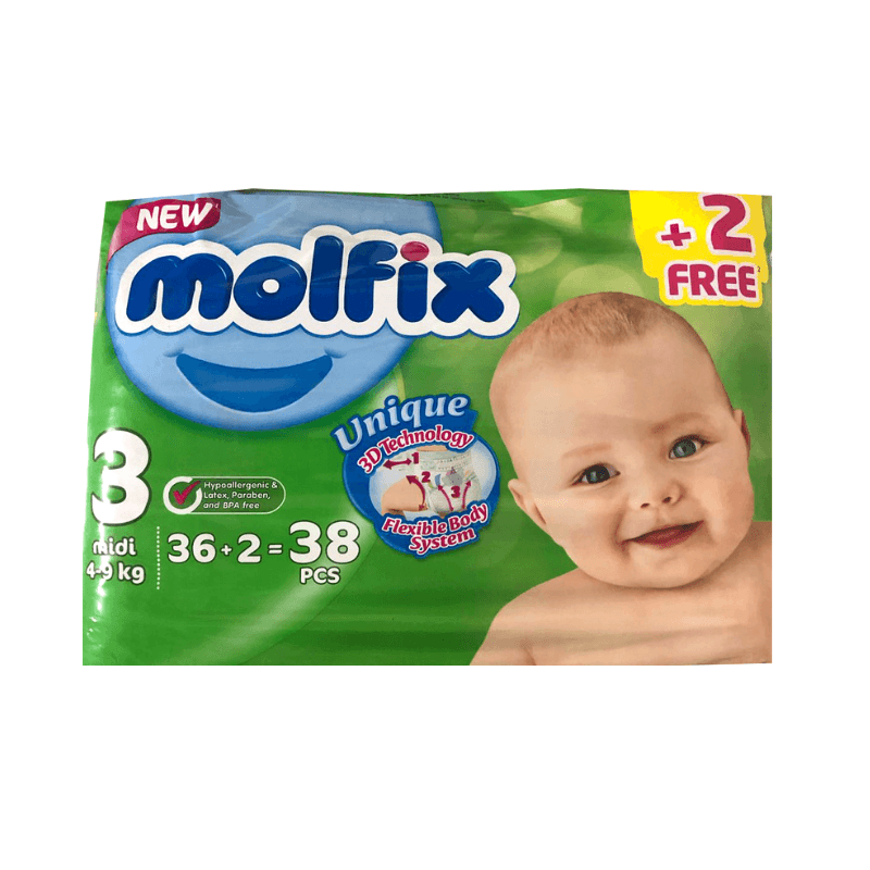 Buy Molfix Midi 3 (4-9)kg At Best Price - GrocerApp