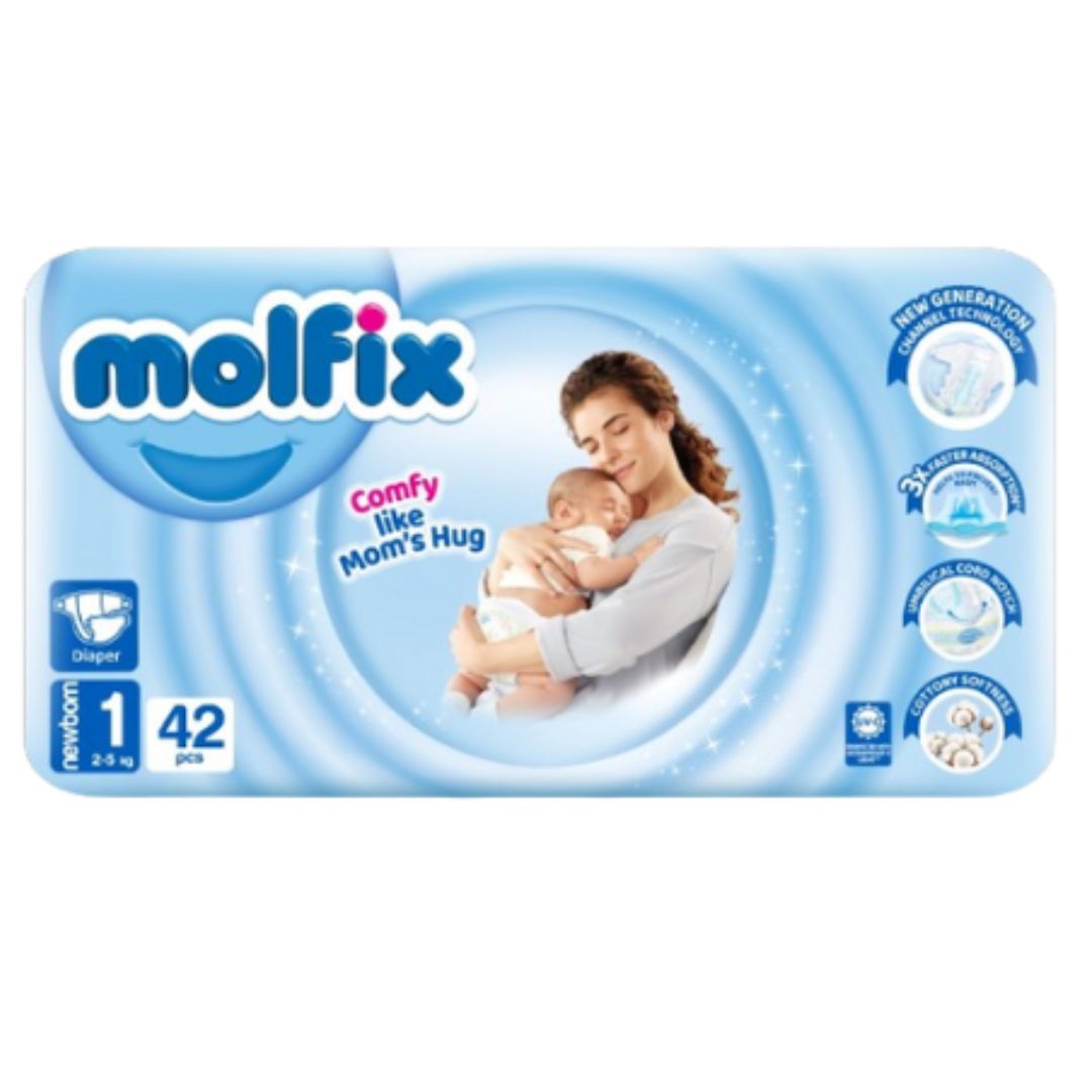 Buy Molfix Newborn Size 1 ( 2-5kg) At Best Price - GrocerApp
