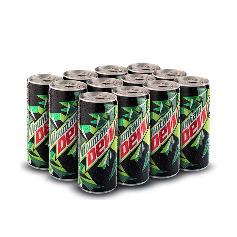 Buy Mountain Dew Slim Can (250mlx12) At Best Price - GrocerApp