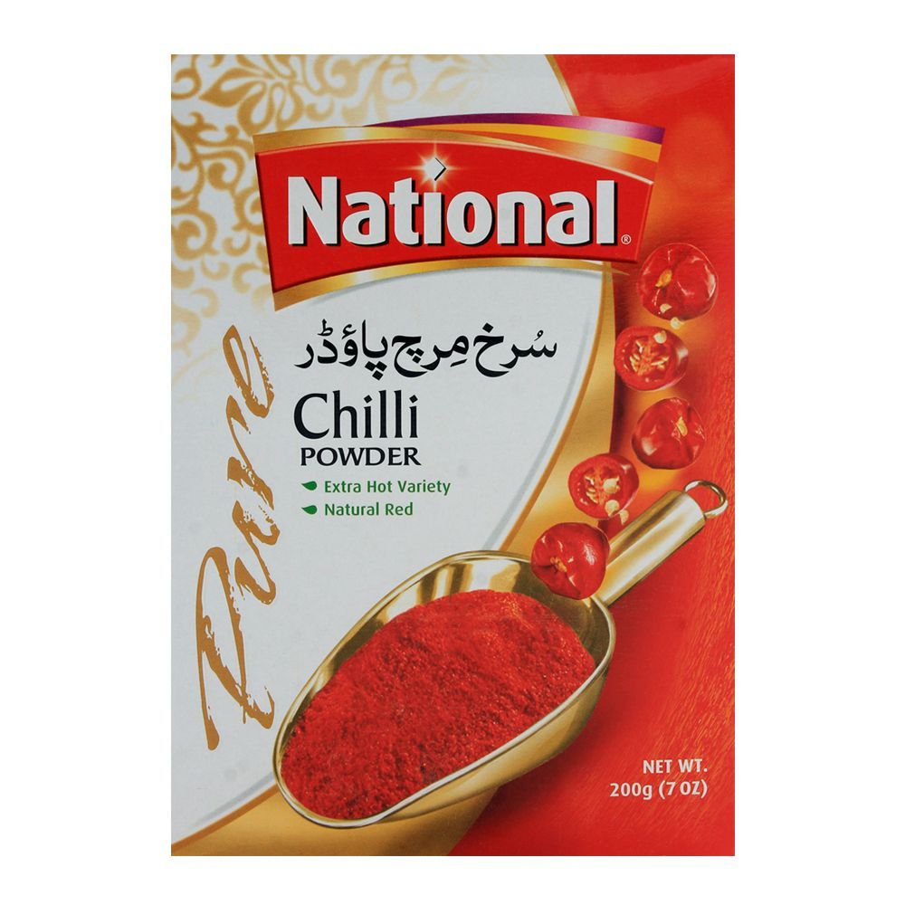 Buy National Red Chilli Powder 200gm At Best Price - GrocerApp