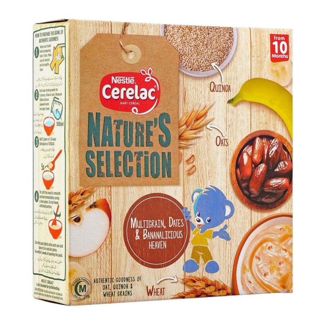 Buy NESTLE CERELAC Nature's Selection (Multigrain Dates& Fruits) 350g ...