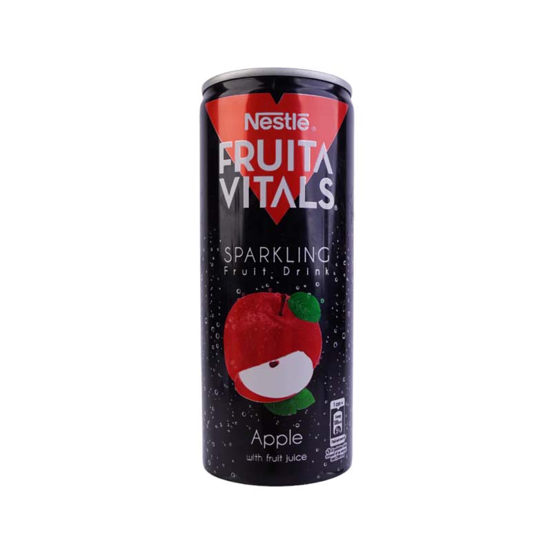 Buy Nestle FRUITA VITALS Sparkling Cans Apple 250ml At Best Price ...