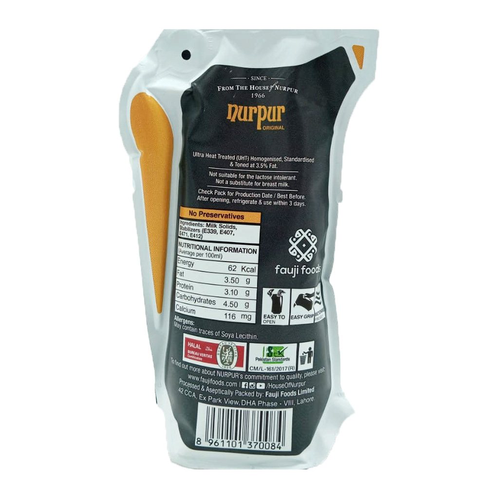 Buy Nurpur Full Cream Milk Pouch At Best Price - GrocerApp
