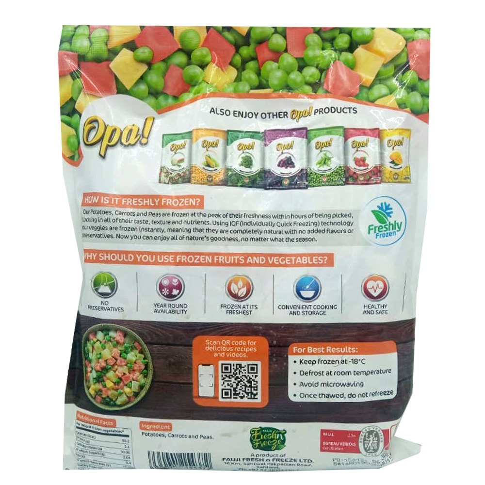Buy Opa Appetizing Mixed Vegetables (Aloo,Matar,Gajar) At Best Price ...