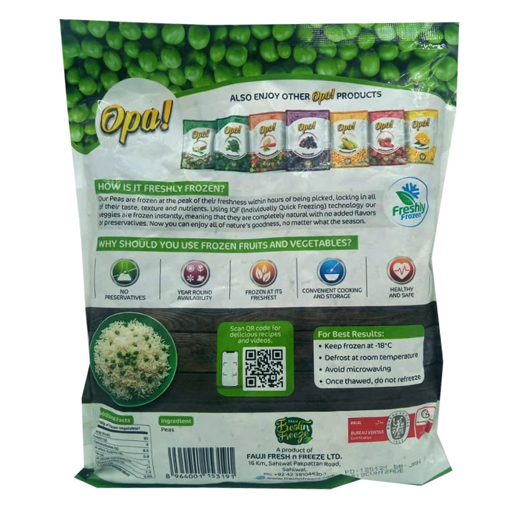 Buy Opa Plump Green Peas At Best Price - GrocerApp
