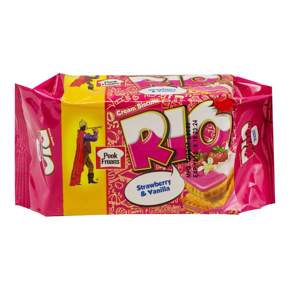 Buy Peek Freans Rio Strawberry & Vanilla Biscuits Half Roll At Best ...