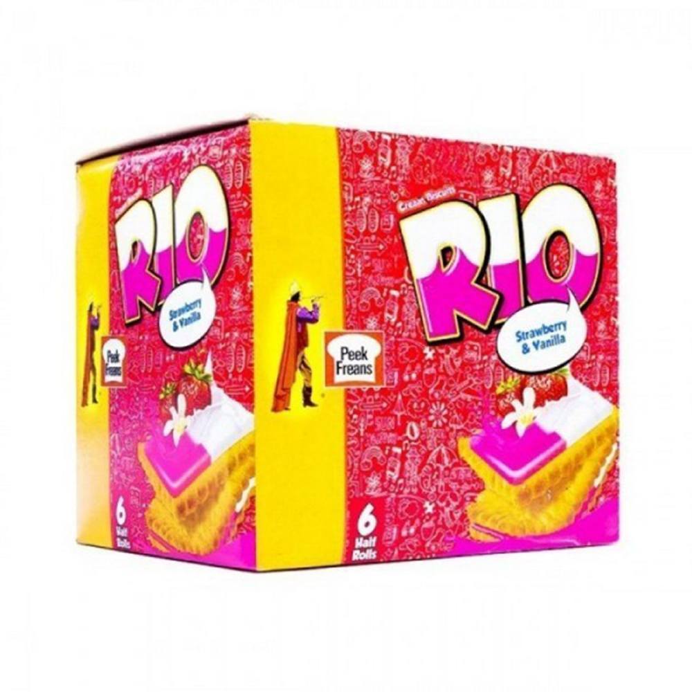 Buy Peek Freans Rio Strawberry Vanilla Half Roll (8pcs) At Best Price ...