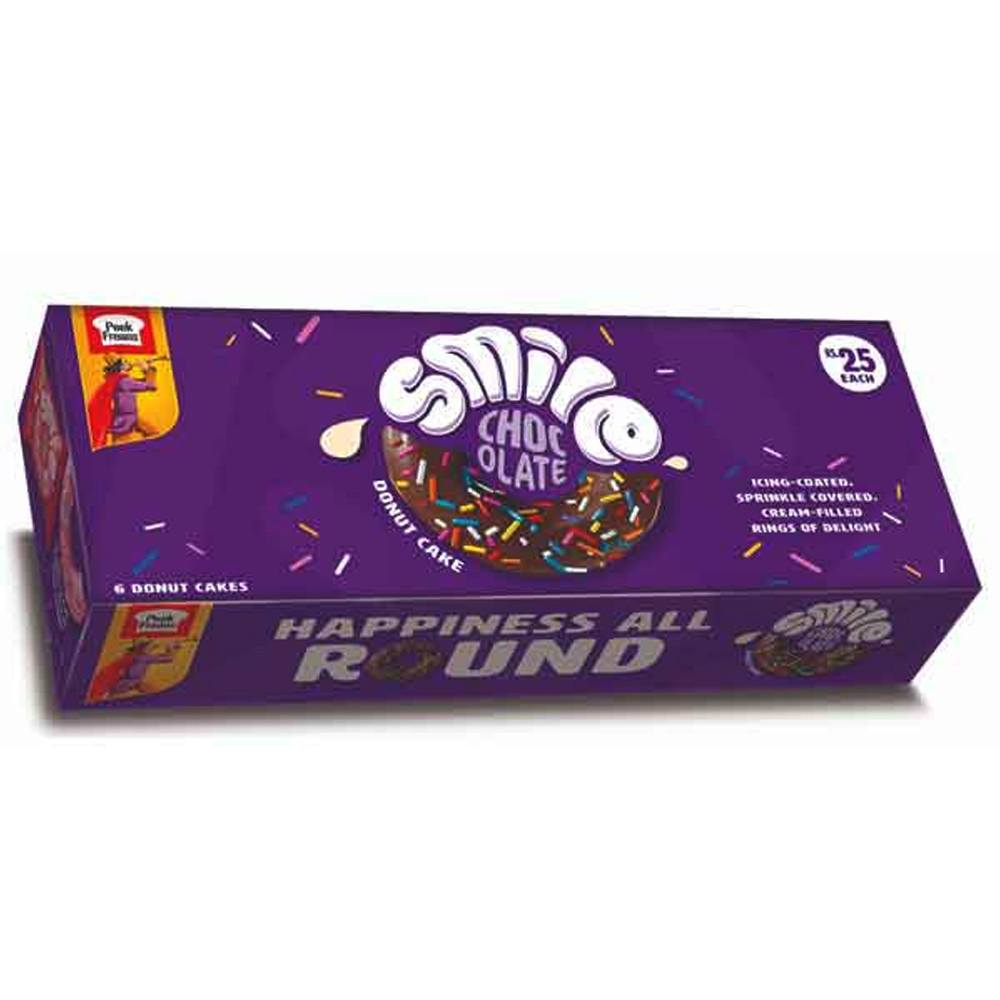 Buy Peek Freans Smile Chocolate Donut Cake Box At Best Price - GrocerApp