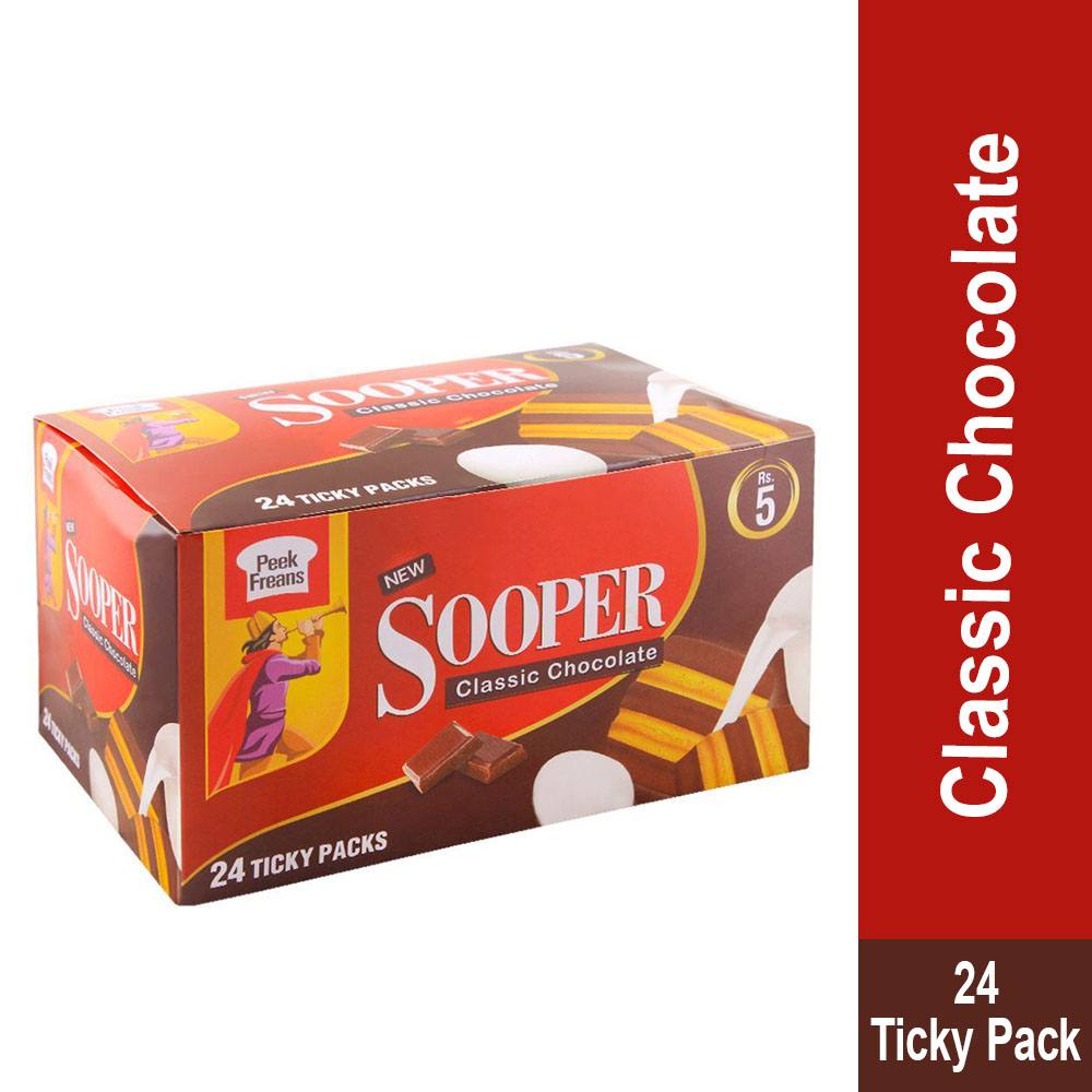 Buy Peek Freans Sooper Classic Chocolate Ticky Pack Box At Best Price ...