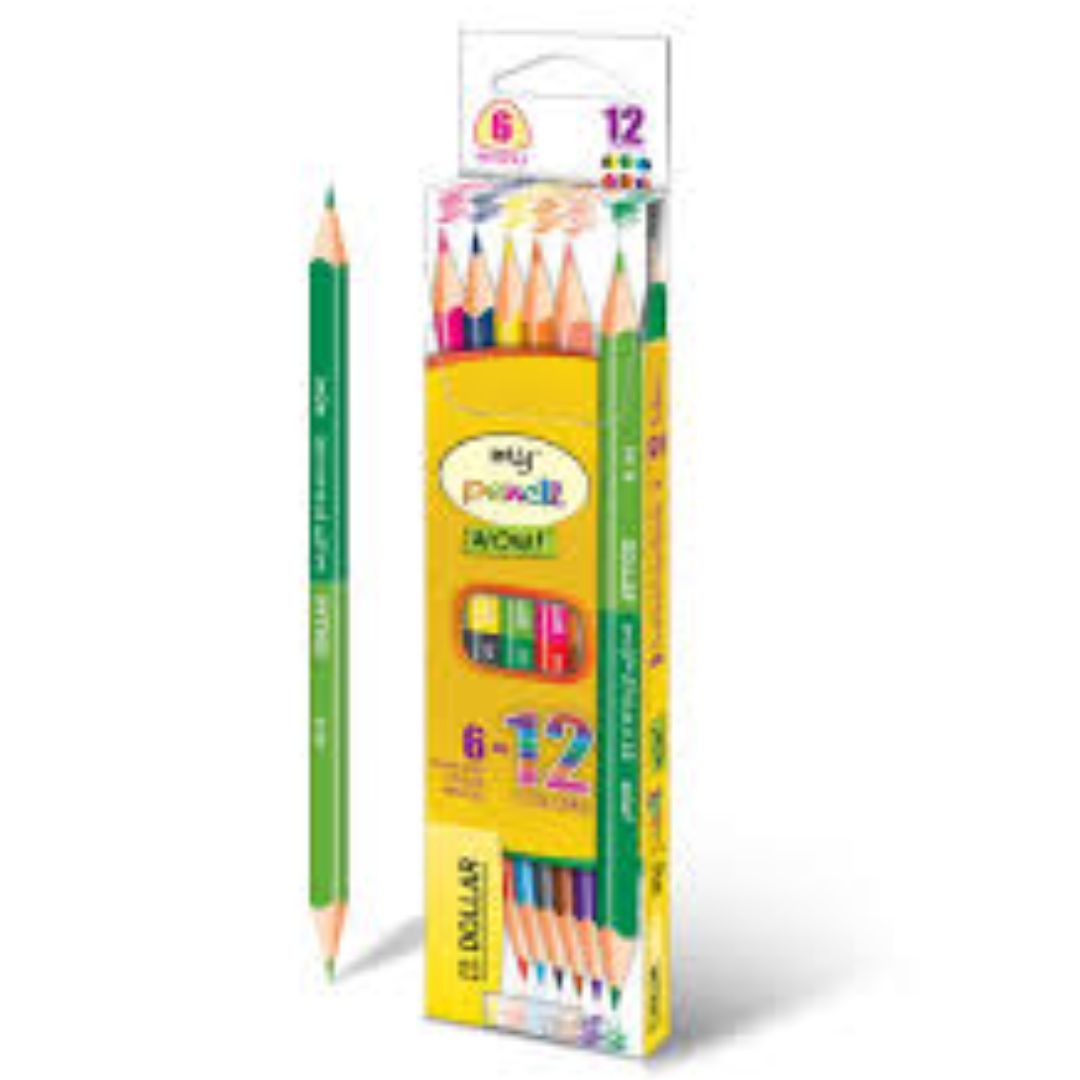Dollar Pencil Colour (6X6) Pack