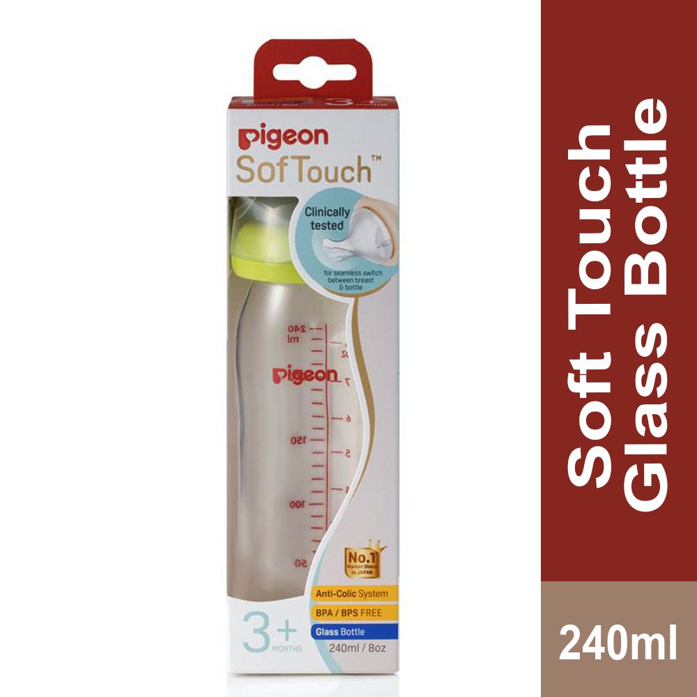 Buy Pigeon Soft Touch Glass Bottle 3M+ At Best Price - GrocerApp