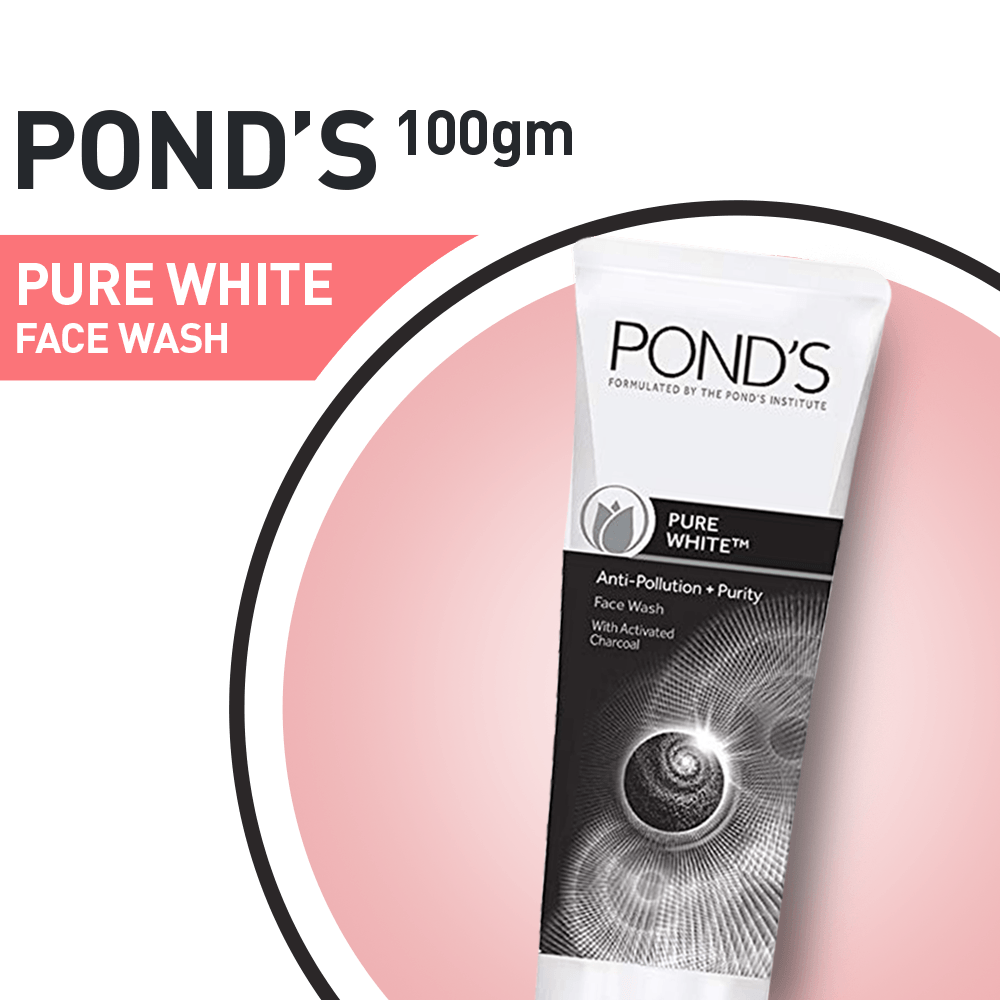 Buy Ponds Pure White Anti-Pollution+Purity Face Wash At Best Price ...
