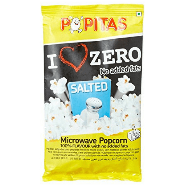 Buy Popitas Zero Salted Microwave Pop Corn At Best Price - GrocerApp