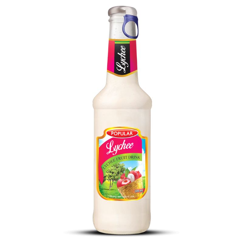 Buy Popular Lychee Fruit Drink Glass Bottle At Best Price - GrocerApp