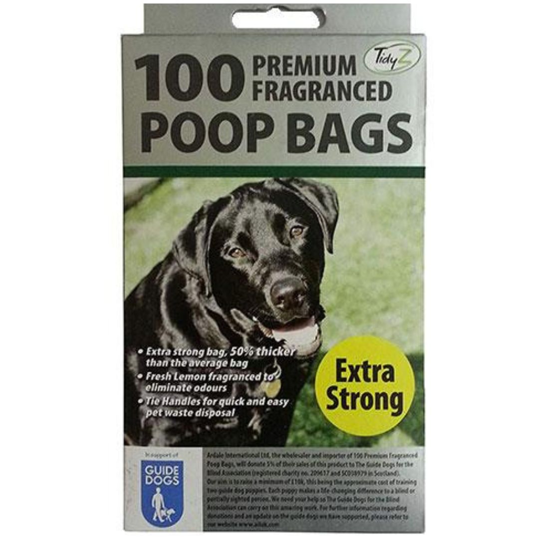 Buy Premium Doggy Poop Bags with Tie Handles Pack of 100 At Best Price ...