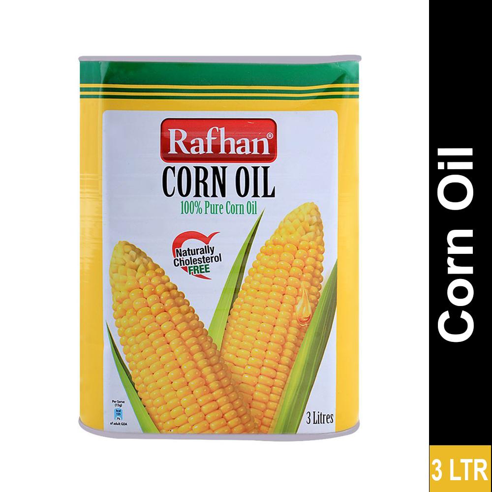 Buy Rafhan Corn Oil 3 Litre Tin At Best Price - GrocerApp