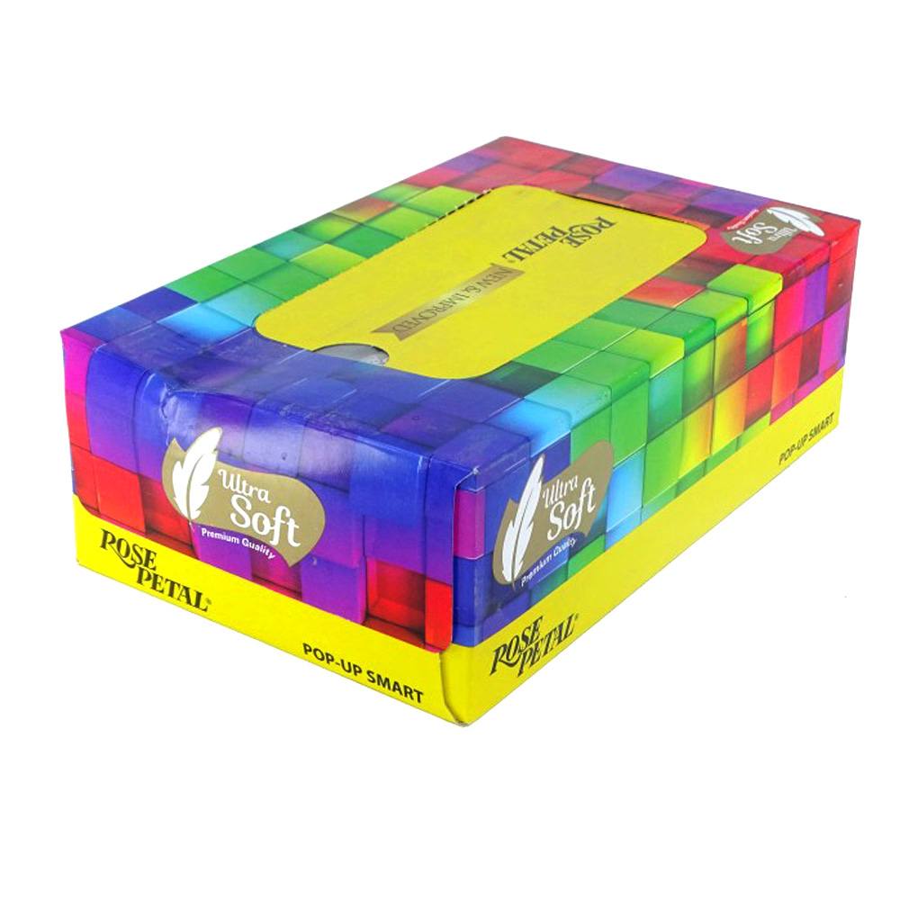 Buy Rose Petal Pop Up Smart Ultrasoft Facial Tissues 140s At Best Price ...