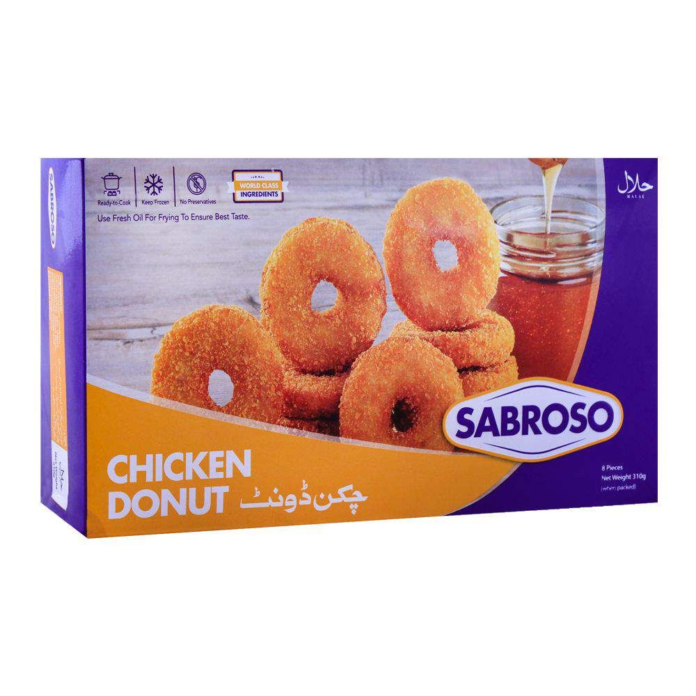 Buy Sabroso Chicken Donuts 8 Pieces (310g) At Best Price - GrocerApp