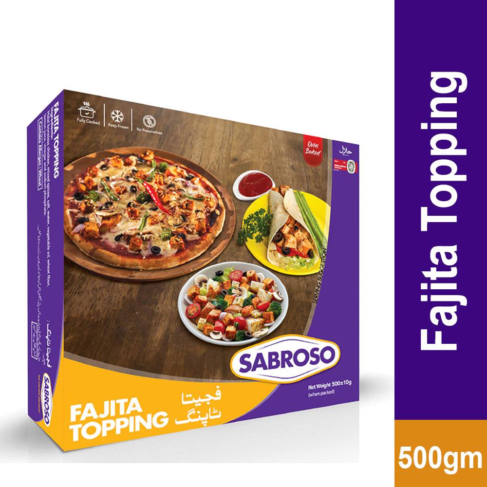 Buy Sabroso Fajita Topping 500g At Best Price - GrocerApp