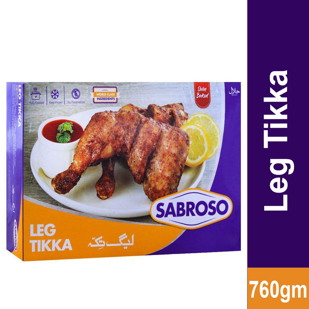 Buy Sabroso Leg Tikka 4 Pieces (760g) At Best Price - GrocerApp