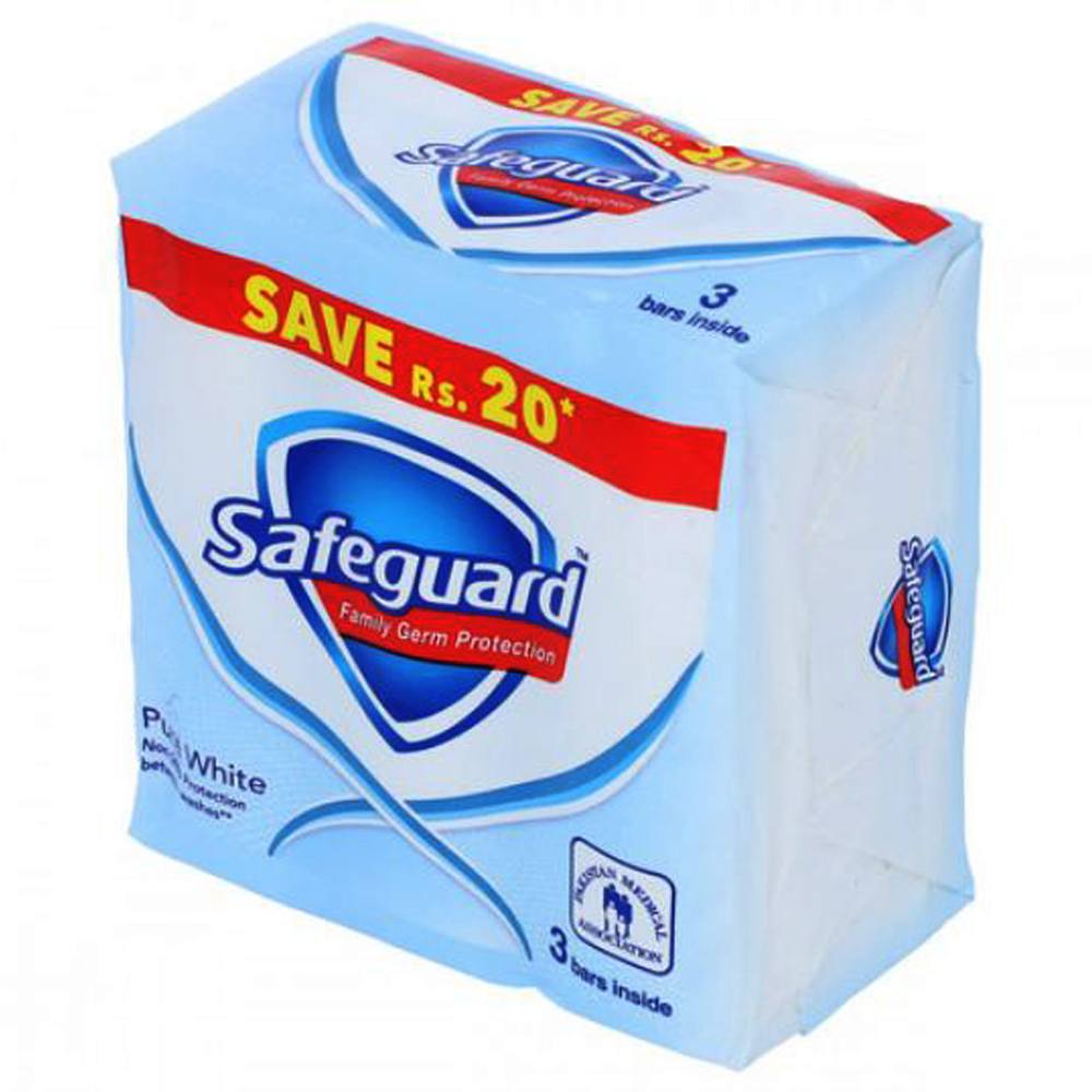 Buy Safeguard Pure White (1*3 Pack) At Best Price - GrocerApp