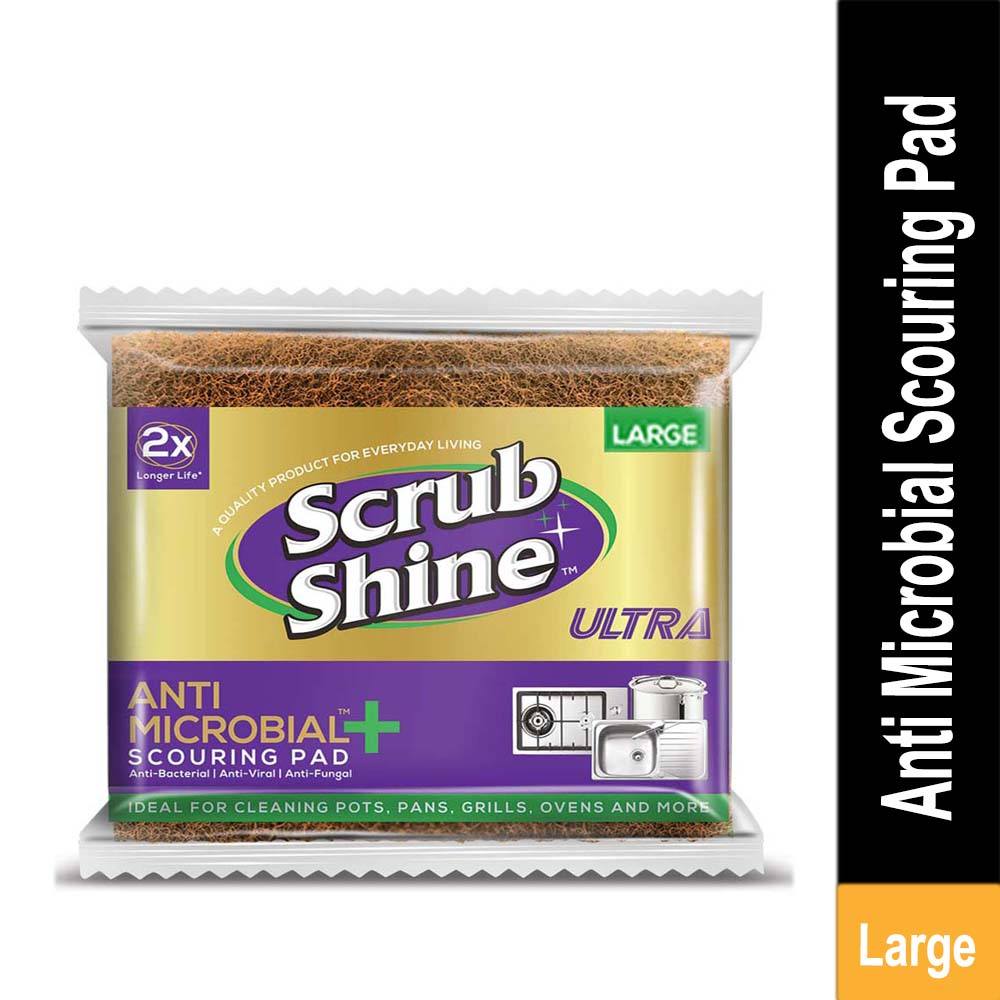 Buy Scrub Shine Ultra - Antimicrobial Scouring Pad Large At Best Price ...
