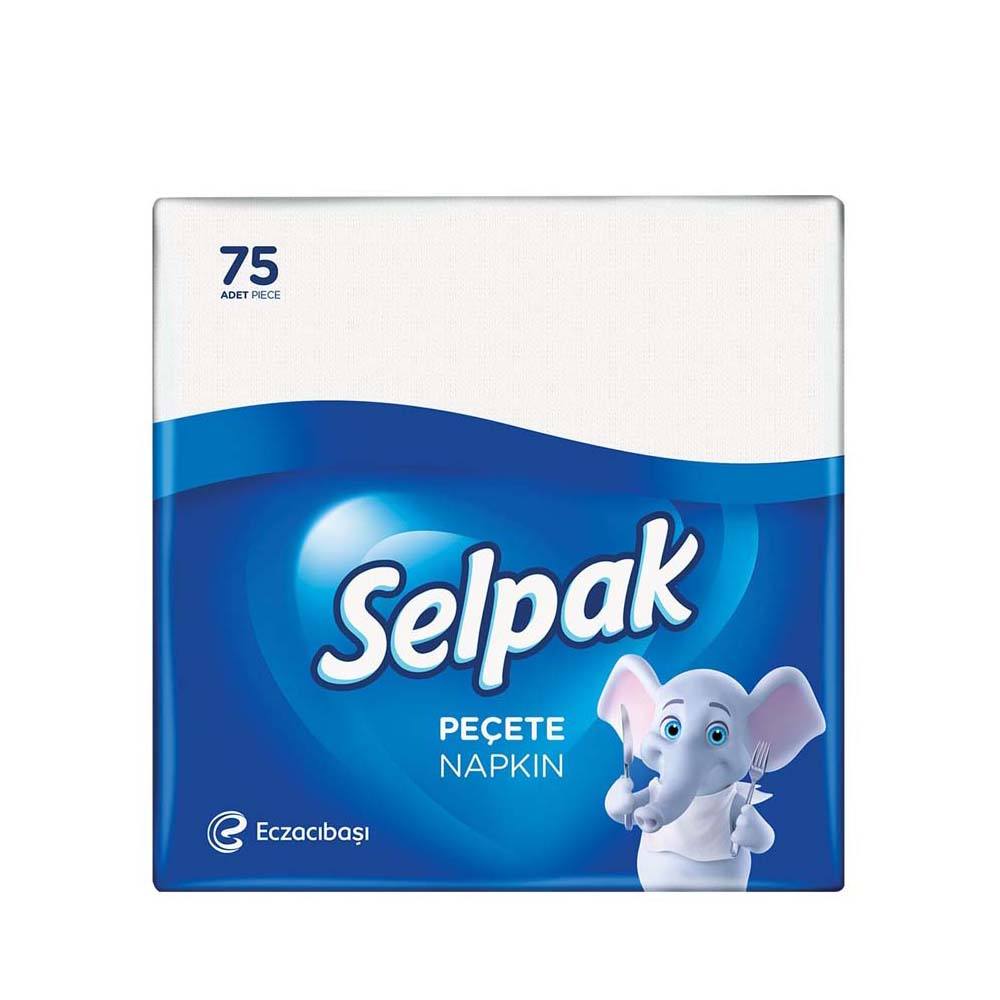 Buy Selpak Classic Napkins White 75pcs At Best Price - GrocerApp