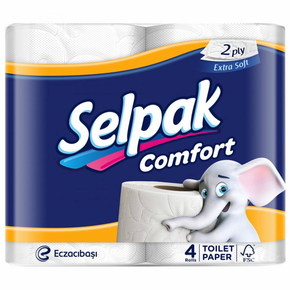 Buy Selpak Comfort Toilet Roll 4pc At Best Price - GrocerApp