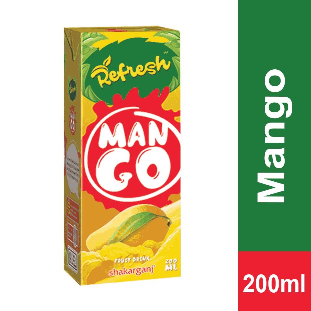Buy Shakarganj Refresh Mango 200ml At Best Price - GrocerApp