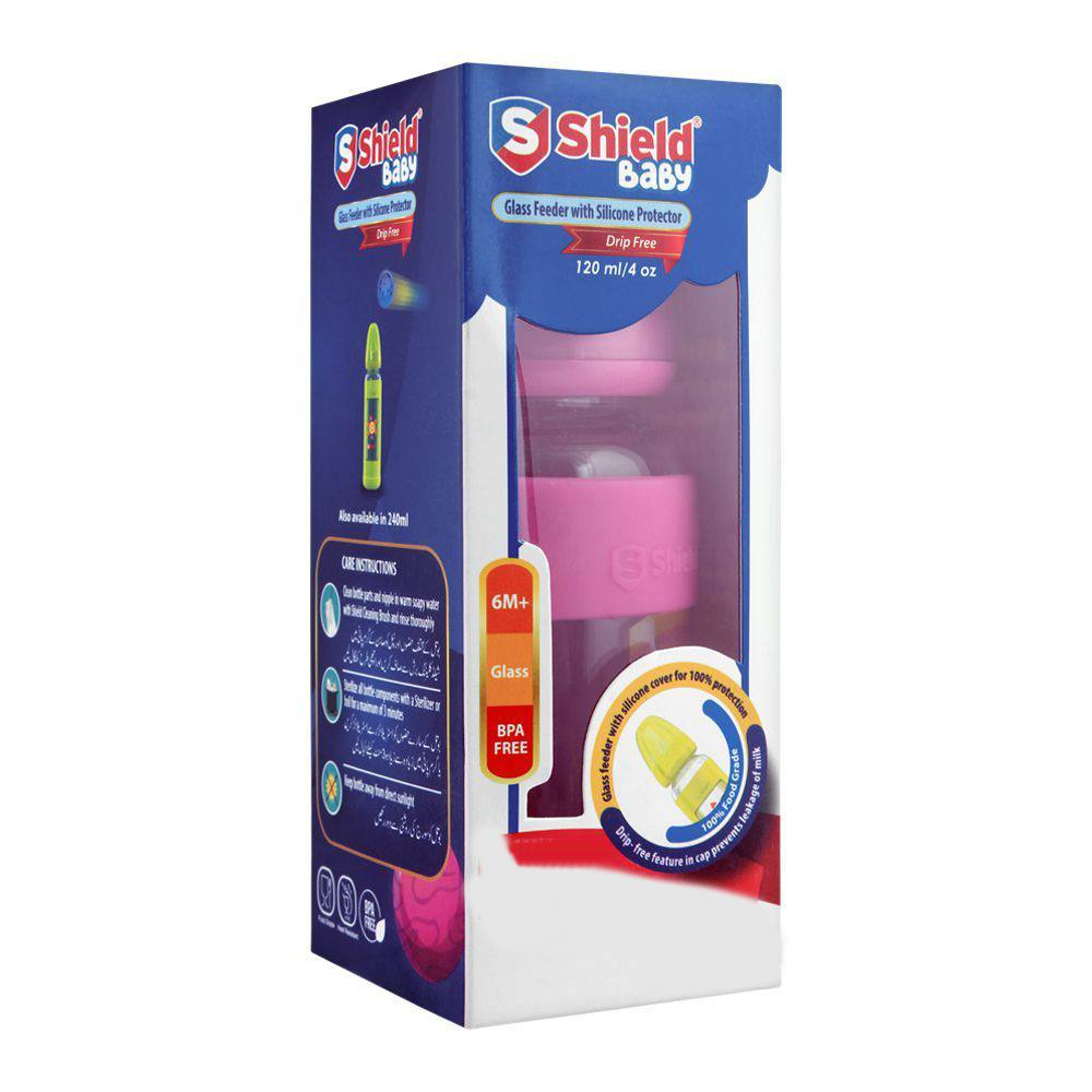 Buy Shield Baby Glass Feeder With Silicon Protector At Best Price ...