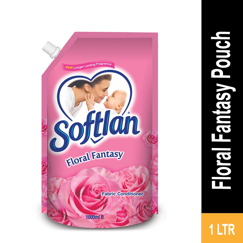 Buy Softlan 1 Liter Pouch Floral Fantasy - Fabric Conditioner At Best ...