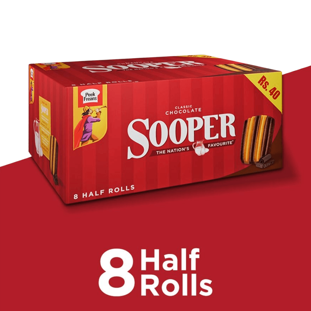 Sooper Chocolate Half Roll (8 Packs)
