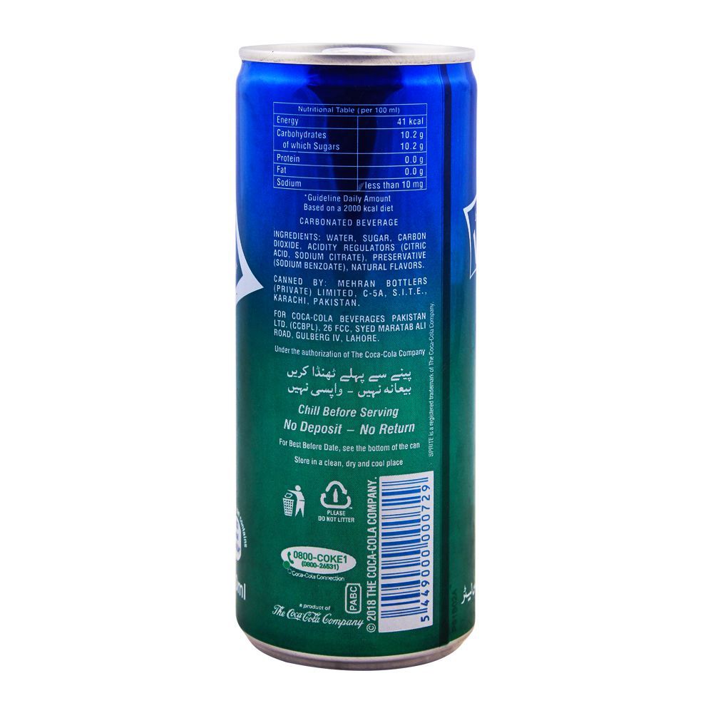 Sprite Can Nutrition Label Calories In Sprite, Nutrition Information
