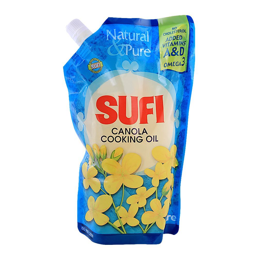 Buy Sufi Canola Oil 1 Litre Standing Pouch At Best Price - GrocerApp