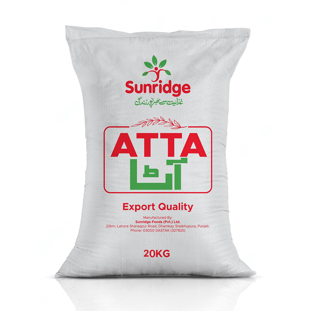 Buy Sunridge Atta Export Quality 20kg At Best Price - GrocerApp