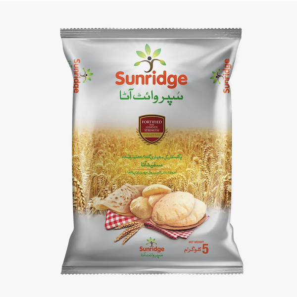 Buy Sunridge Super White Atta 5KG At Best Price - GrocerApp
